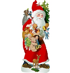 Traditional American Santa Claus Royalty Free Vector Image