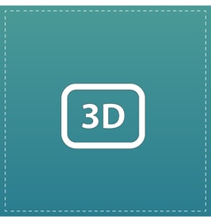 Three-dimensional icon Royalty Free Vector Image