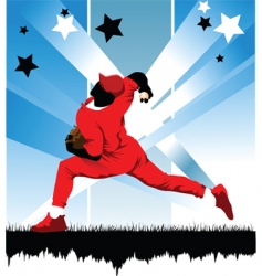 Baseball star Royalty Free Vector Image - VectorStock