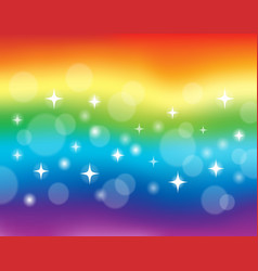 Image with rainbow theme 3 Royalty Free Vector Image