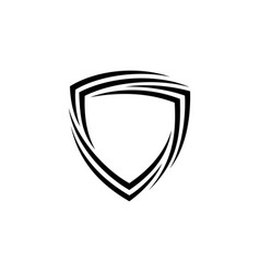 Shield logo template Royalty Free Vector Image