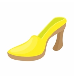 Shoes with stiletto heel icon in cartoon style Vector Image