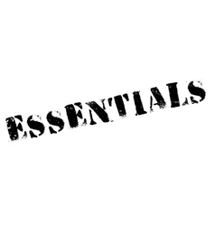 Essentials rubber stamp Royalty Free Vector Image