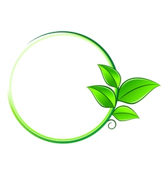 Environmental frame corner pattern background Vector Image