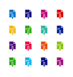 Audio File Formats Royalty Free Vector Image - VectorStock