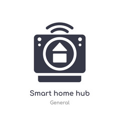Two color smart home hub icon from general Vector Image