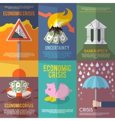 Insurance poster set Royalty Free Vector Image