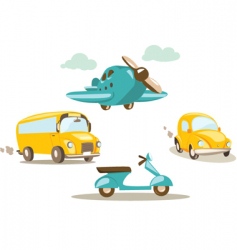 Transport cartoons Royalty Free Vector Image - VectorStock