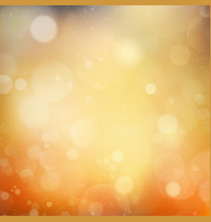Abstract autumn season blurred bokeh background Vector Image
