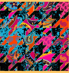Bright indian summer pattern Royalty Free Vector Image