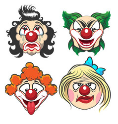 Smiling clown Royalty Free Vector Image - VectorStock