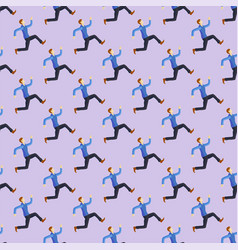 Abstract running man Style wpap Royalty Free Vector Image