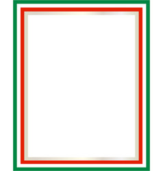 Italian Flag Page Borders