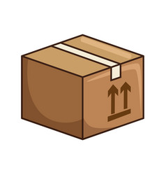 Carton box icon Royalty Free Vector Image - VectorStock