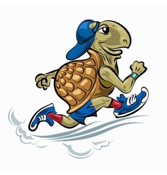 Running turtle Royalty Free Vector Image - VectorStock