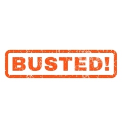 Busted Text Rubber Stamp Royalty Free Vector Image