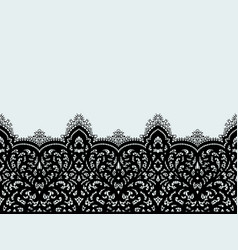 Lace openwork seamless pattern retro design Vector Image