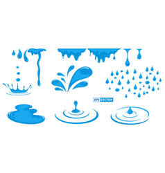 Blue swimming pool rippled water detail Royalty Free Vector