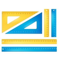 Rulers in centimeters Royalty Free Vector Image