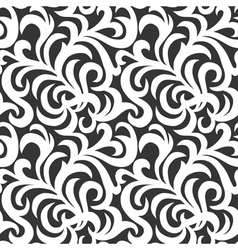 Set of abstract seamless patterns black and white Vector Image