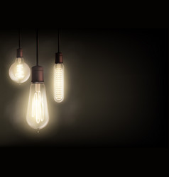 Edison light bulb Royalty Free Vector Image - VectorStock