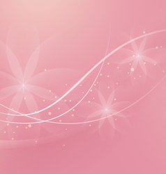 Abstract floral light blue background for design Vector Image