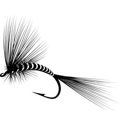 Dry fly Royalty Free Vector Image - VectorStock