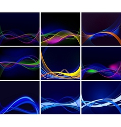 Modern waves Royalty Free Vector Image - VectorStock