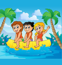 Water sport theme image 5 Royalty Free Vector Image