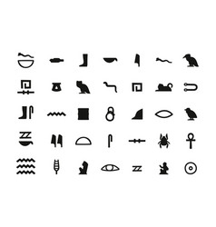 Egyptian circular ornament Royalty Free Vector Image