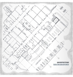 Architectural pattern Gray building plan drawing Vector Image