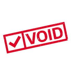 Void rubber stamp Royalty Free Vector Image - VectorStock