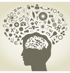 Man of a science Royalty Free Vector Image - VectorStock