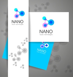 Nano logo Royalty Free Vector Image - VectorStock