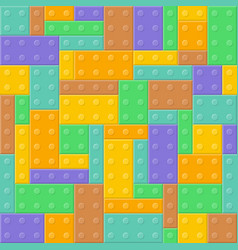 Building blocks toy seamless pattern Royalty Free Vector