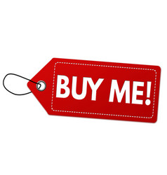 Try me label or price tag Royalty Free Vector Image