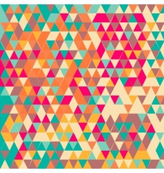 Abstract geometric triangle seamless pattern Vector Image