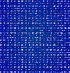 Blink binary code screen black Royalty Free Vector Image