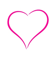 Red heart Royalty Free Vector Image - VectorStock