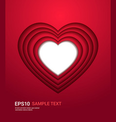 Horizontal love card for valentine s day with free