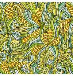 Seamless abstract flowers pattern Royalty Free Vector Image