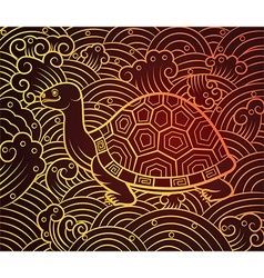Chinese turtle Royalty Free Vector Image - VectorStock