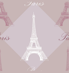 Eiffel tower simbol Royalty Free Vector Image - VectorStock