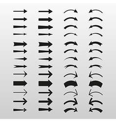 Retro arrows set Royalty Free Vector Image - VectorStock