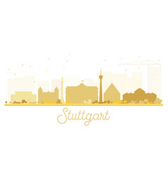 Stuttgart skyline emblem Royalty Free Vector Image