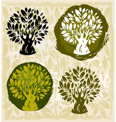 Tree symbol Royalty Free Vector Image - VectorStock