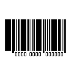 Bar code with serial number icon Royalty Free Vector Image