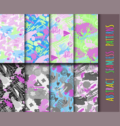 Patchwork textile texture seamless clothes pattern