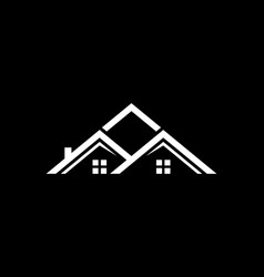 Luxury real estate logo Royalty Free Vector Image