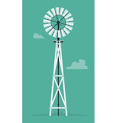 Farm windmill Royalty Free Vector Image - VectorStock